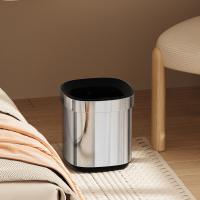 Quality 8L 12L 20L 30L Open Top Stainless Steel Trash Can Rectangular Customer Logo for sale