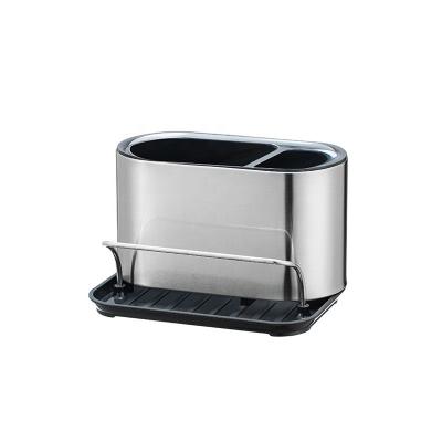 China Eenvoudige laag roestvrij staal keuken wasbak Caddy plank droogrek voor nette organisatie for sale