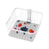 China Multifunctional Metal Storage Trolley , Kitchen Rotating Trolley Three Layer for sale