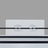China Metal Suction Cup Bathroom Shelf Corner Rack Single Tier Wall Mounted Type for sale