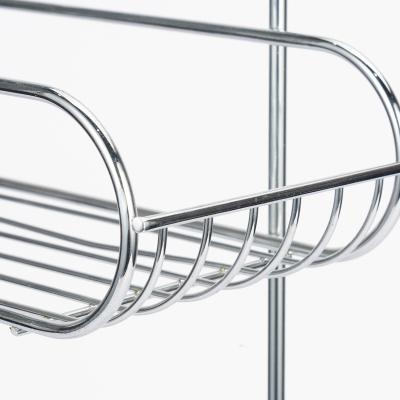 Cina 2 livelli organizzatore bagno piccola doccia appesa Caddy in acciaio inossidabile in vendita