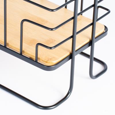 China Standing Type Modern Bathroom Shower Caddy 3 Tiers Metal Wire Shelf Organizer for sale