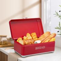 China 3L Capacity Metal Kitchen Bread Bin Customized Logo Organize Your Kitchen for sale