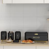 China Multifunction Kitchen Counter Top Bread Box Bread Tin Storage Keep Fresh for sale