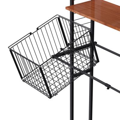 中国 洗濯機 ストレージ ラック 棒付き3階建ての棚 販売のため