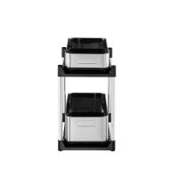 China Convenient And Practical Pull Out Multifunction Kitchen Organizer 1kg Quantity 2 Containers for sale