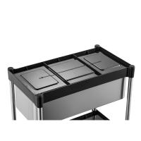 China Convenient And Practical Pull Out Multifunction Kitchen Organizer 1kg Quantity 2 Containers for sale