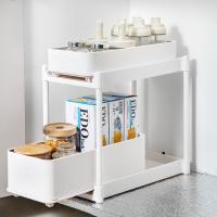 China Convenient And Practical Pull Out Multifunction Kitchen Organizer 1kg Quantity 2 Containers for sale