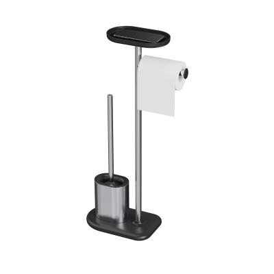 China Hausgenuss Edelstahl Bad TPR Toilettenbürstenhalter Set Langlebiger Toilettenbürstenhülter zu verkaufen