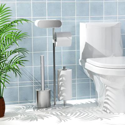 Cina Acciaio inossidabile Compatto porta carta da bagno TPR Porta spazzolino da bagno SET Spazzolino da bagno resistente in vendita