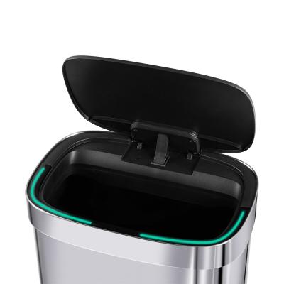 China Rectangular Doméstico Sensor Inteligente Bin Indução Tipo Lixo Automático à venda