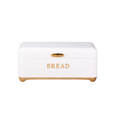 Cina Crown Series Metal Bread Bin Set Tea Can Coffee Can Kitchen Storage Bread Container Cucina Organizer Can in vendita