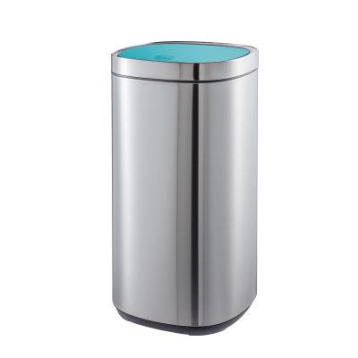 China Presa de oficina para el hogar contenedor de basura superior con capacidad de 30L/40L/50L y estructura de hierro en venta
