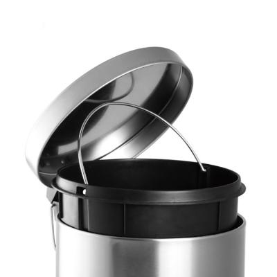Cina Copertura di rotolamento Tipo 3L/5L/8L/12L/20L/30L SS Cestino rotondo per la spazzatura per la casa in vendita