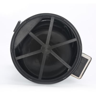 Cina Contenitore di rifiuti rotondo in acciaio inossidabile con coperchio rotolante, contenitore a pedali 3L/5L/8L/12L/20L/30L in vendita