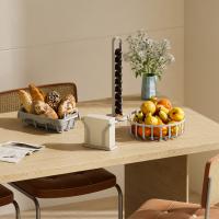 China Dinner Baskets For Serving Fruit Bowl Basket Storage For Kitchen Table Metal Wire Bread Basket for sale
