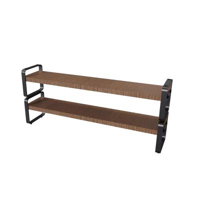 Cina MDF tipo in piedi Elemento di legno Moderno design Organizzatore di cucina in metallo per uso domestico multifunzionale elegante in vendita