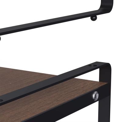 Cina MDF tipo in piedi Elemento di legno Moderno design Organizzatore di cucina in metallo per uso domestico multifunzionale elegante in vendita
