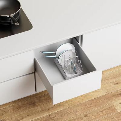 Cina Serie DISTANT MOUNTAINS organizzatore di cucina pieghevole porta tappo vaso espandibile porta padella in vendita