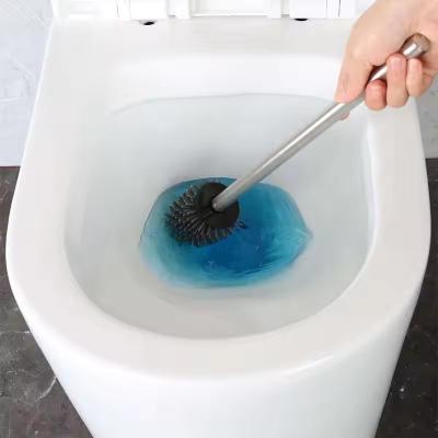 Cina Spazzola igienica in acciaio inossidabile per la pulizia del bagno TPR domestica in vendita