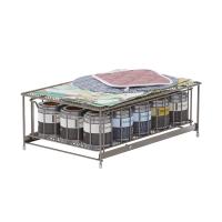 China Keep Kitchen Tidy With Rectangular Under Sink Organizer Sliding Storage Basket for sale