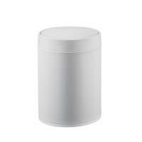 Quality 3L Stainless Steel Desktop Touch Top Trash Can Round With Rolling Cover for sale