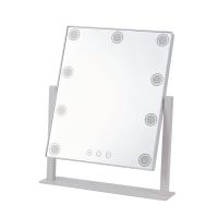 China rectangle adjustable smart led light countertop Makeup Mirror for sale
