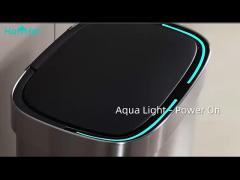 Sensor Automatisch Elektrisch Touchless Smart vuilnisbak Roestvrij staal stofbak stofbak voor bedrijven 30*30*74.2cm