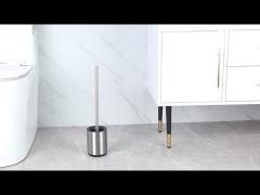 round base TPR bathroom toilet brush and holder set