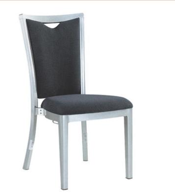 China reasonable stackable restaurant dining chair with silver metal tube with hand hold for sale
