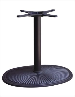 China YLX-023 Die-Casting Steel Oval Table Base with Cross Top for Table use for sale