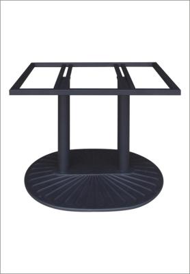 China YLX-028B Die-Casting Steel Oval Table Base with 2 Bars for Table use for sale
