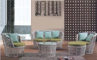 China YLX-RN-003 Water Proof Rattan Sofa Chair and Table for sale