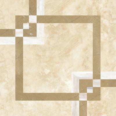 China Turkish White Aran Cream Beige Marble Flooring Natural Marble Tile High qualitywallwaterjet marble for sale