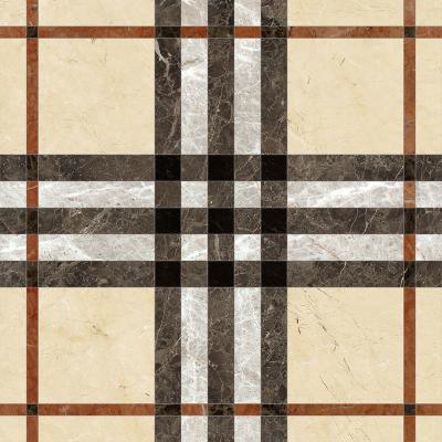 China Turkish White Aran Cream Beige Marble Flooring Natural Marble Tile High qualitywaterjet marble for sale
