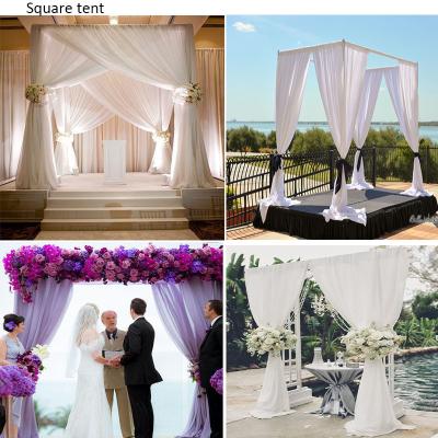 China Wedding backdrop adjustable pipe and drape for event cheap price wholesale aluminum pipe and drape stand stage backdrop for sale