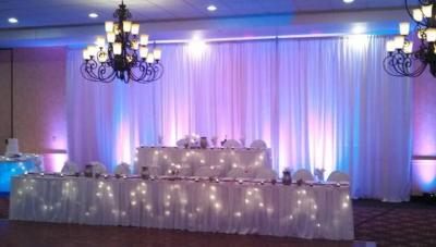 China High Quality Adjustable Pipe And Drape For Wedding Event Backdrop for sale