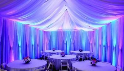 China China Stage wedding event backdrop poles wedding decorate Pipe And Drape Wedding Backdrop curtains for sale