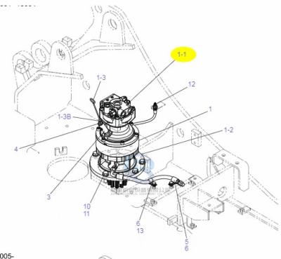 Cina Sk75-8 escavatore idraulico Swing Motor YT15V00016F1 YT15v00005f2 in vendita