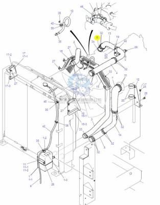 Cina Tubo flessibile di Hoses LC05P01355P1 Turbo dell'escavatore di SK330-8 SK350-8 in vendita