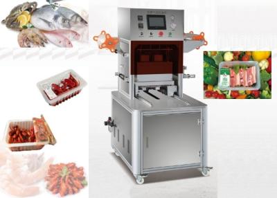 China Vacuum Modified Atmosphere Packaging Machine Food Tray Sealer 2200boxes Hour for sale