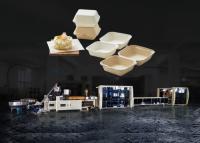 China Disposable Biodegradable Burger Box Machine Making Full Automatic for sale