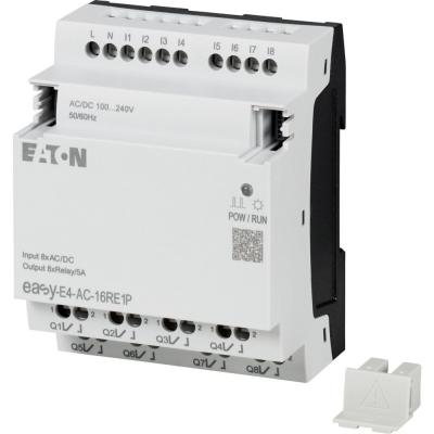 China Contact Load 8DI8RO Power source 12/24V DC or 24V AC EASY-E4-UC-16RE1P Push-in terminals for sale
