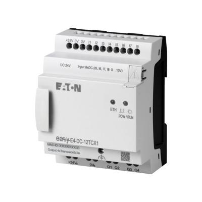 China EASY-E4-DC-12TCX1 CPU 8DI 4AI 4DO 24V DC Power Ethernet Interface Miniature Design for sale
