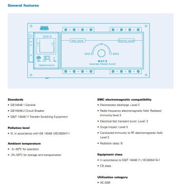 Cina 3 CB MATSA G1/A32 MATSB G1/A32 MATSC G1/A32 PDCG1 32A CB Type A B C controller in vendita