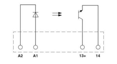 中国 2966595 Miniature Solid-State Relay OPT-24DC/24DC/2 for Small-Scale Applications 販売のため