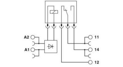 China Easy to Install PLC-RSC-230UC/21 Relay Module 2966207 for Industrial Automation Te koop
