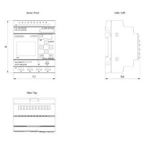 China 6ED1052-1MD08-0BA1 PLC LOGO Basic Module with Display Advanced Features and Functions for sale