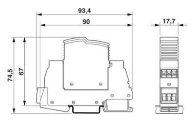 Cina Type 3 Surge Protection Device for Industrial Machinery PLT-SEC-T3-230-FM-UT 2907919 in vendita