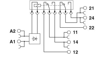 Cina Industrial Relay Module 2900330 PLC-RPT-24DC/21-21 for Optimal Control and Performance in vendita